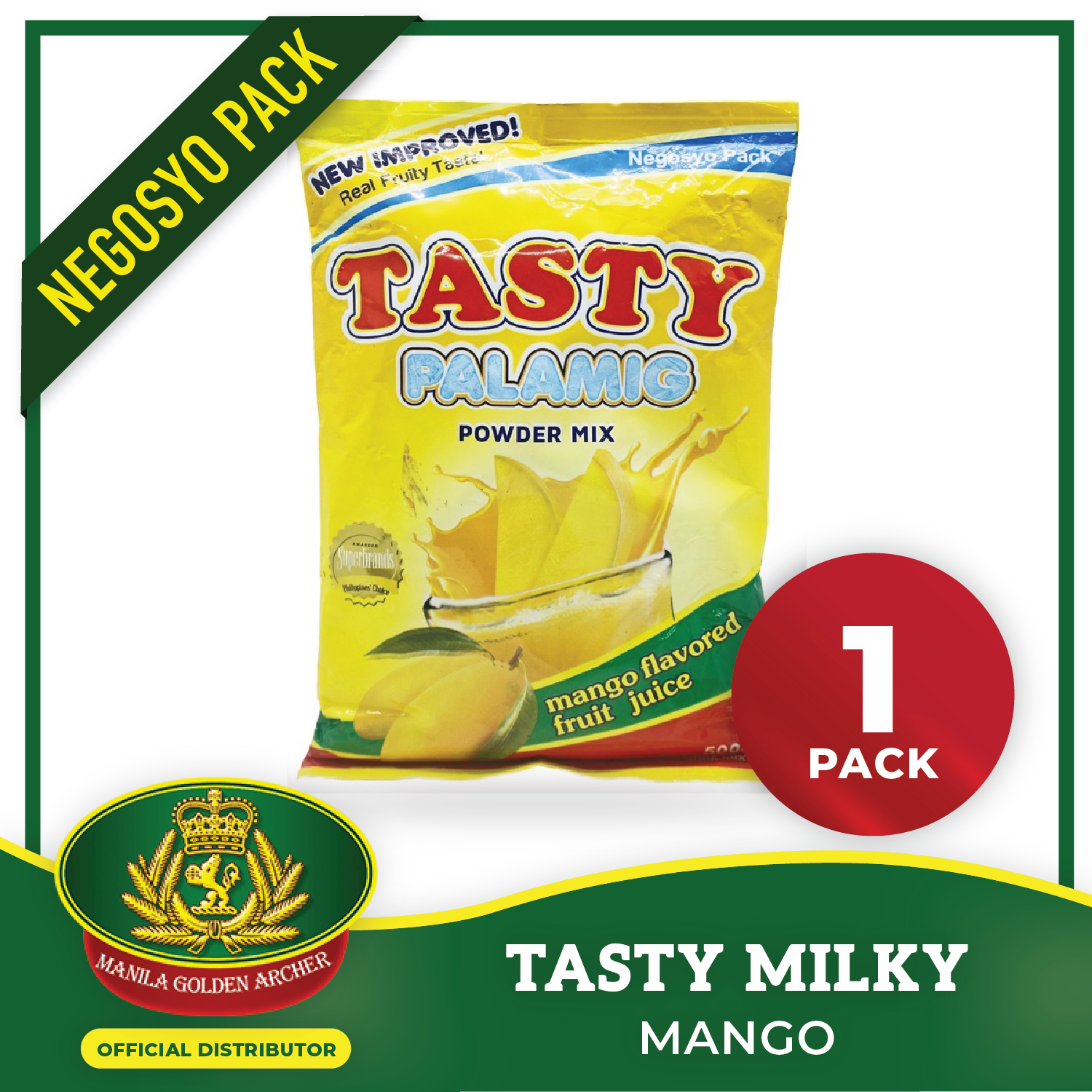 Tasty Palamig Powder Mix (Mango) 500g x 1-pack | Lazada PH