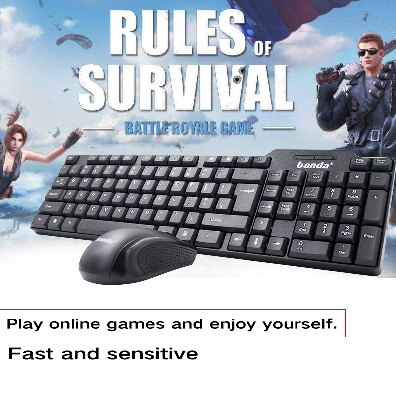 COD Universal USB Mini Multimedia Keyboard with Mouse Gaming Keyboard ...