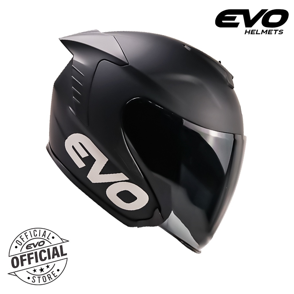 Hot search EVO RX-5 Plain Half Face Dual Visor Helmet With Free Clear ...