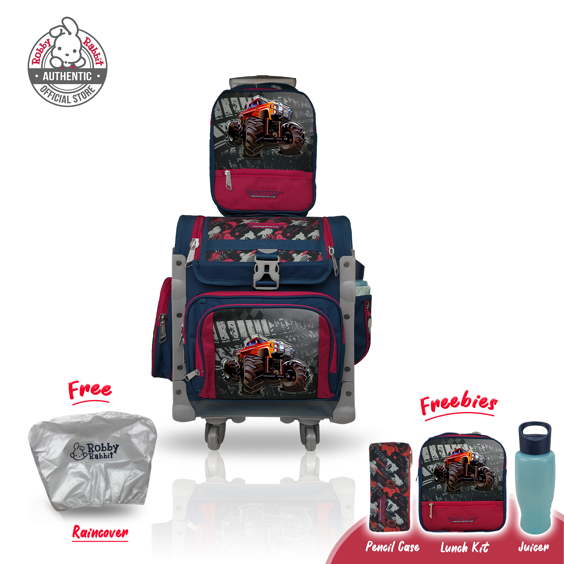 Robby Rabbit Fast Car DUTR Type Trolley | Lazada PH