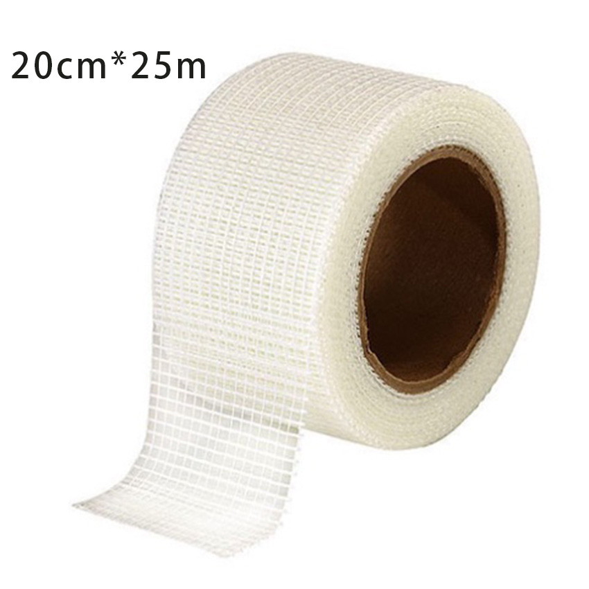 25M/Set Fiberglass Mesh Tape Pot Hole Cover Mesh Tape Gypsum Tape Gasa ...