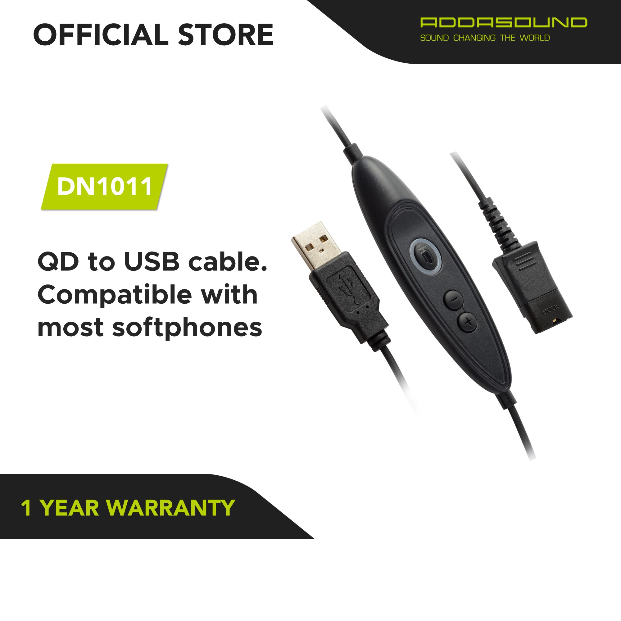 Addasound DN1011 - QD TO USB with Remote | Lazada PH