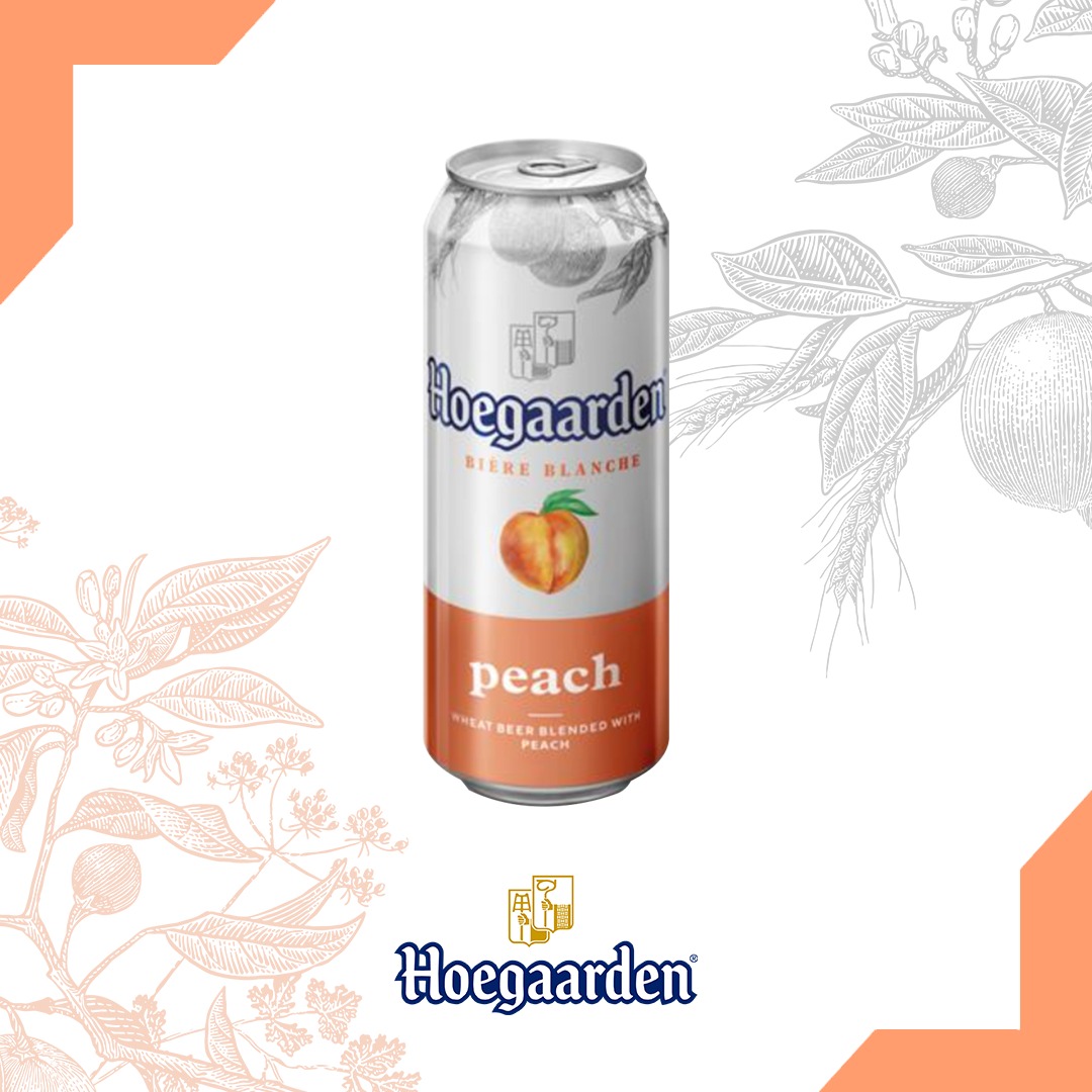 Hoegaarden Peach Beer 500ml Can | Lazada PH