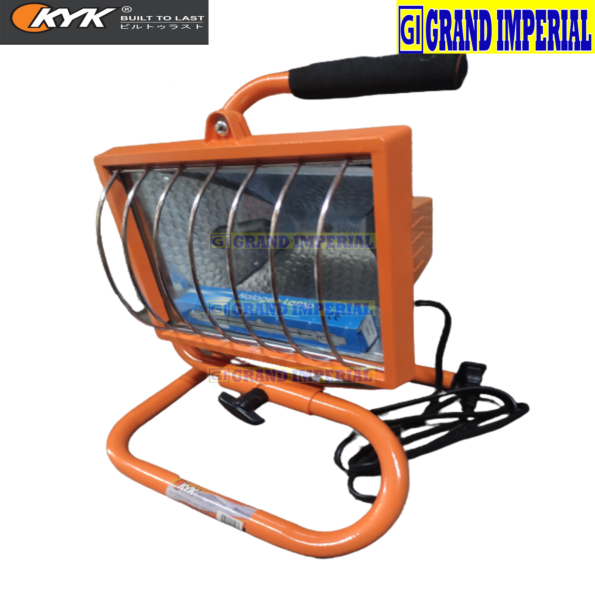 KYK Halogen Flood Light Adjustabale Tube Stand 500w KWL-5215 Grand ...