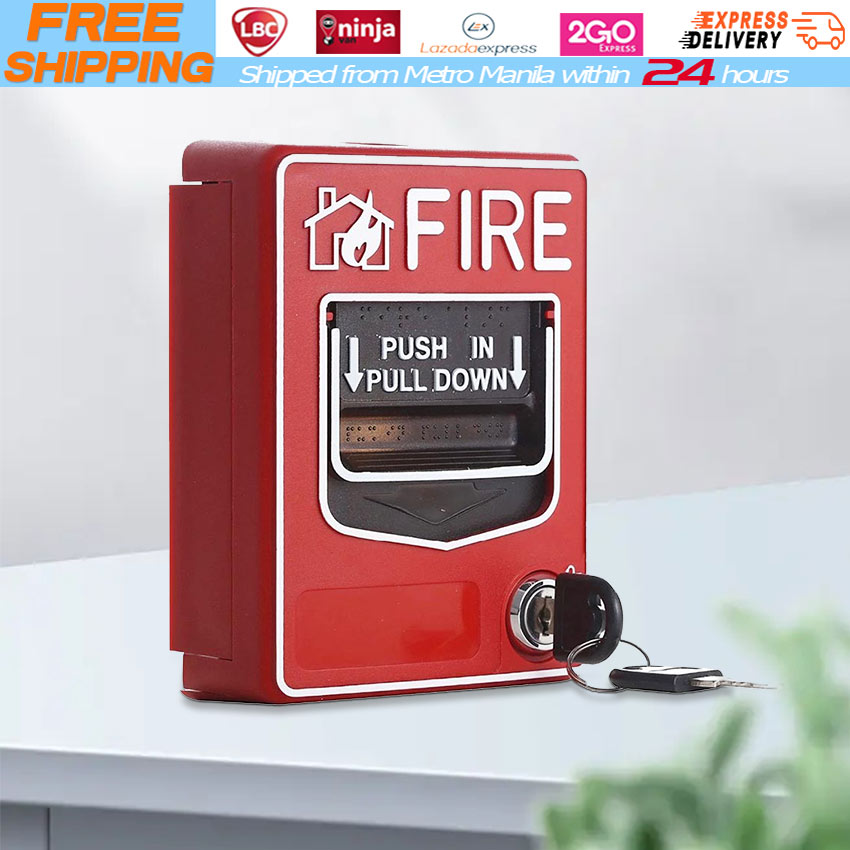 【Local Warehouse】9-28VDC Fire Alarm System Conventional Manual Call ...