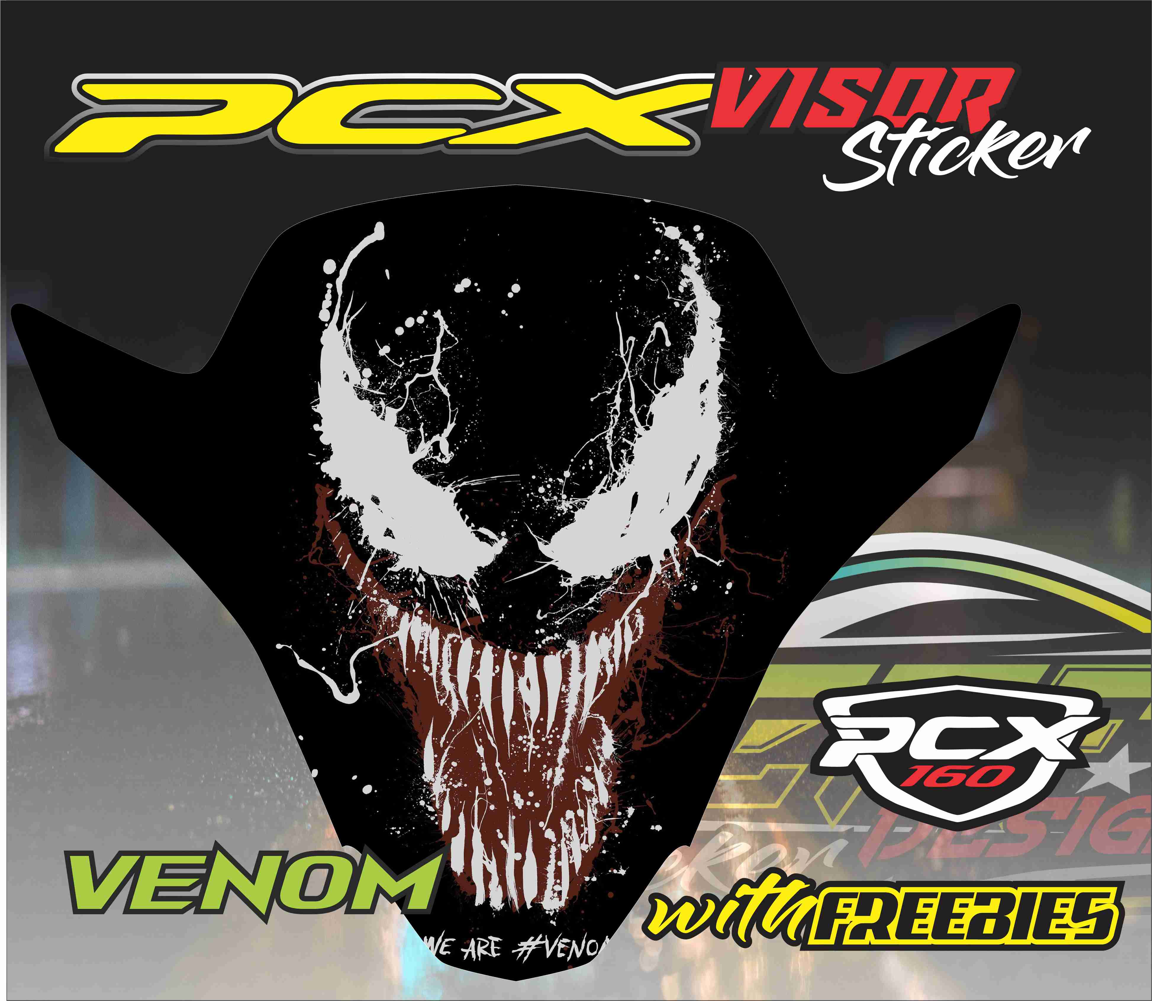 pcx 160 sticker visor | Lazada PH