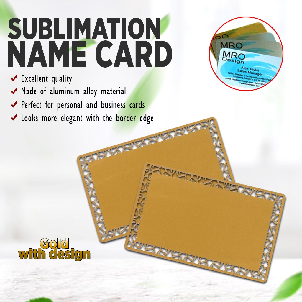 【ePrinthings Ph】Sublimation Printable Name Card & Business - 100ps per ...