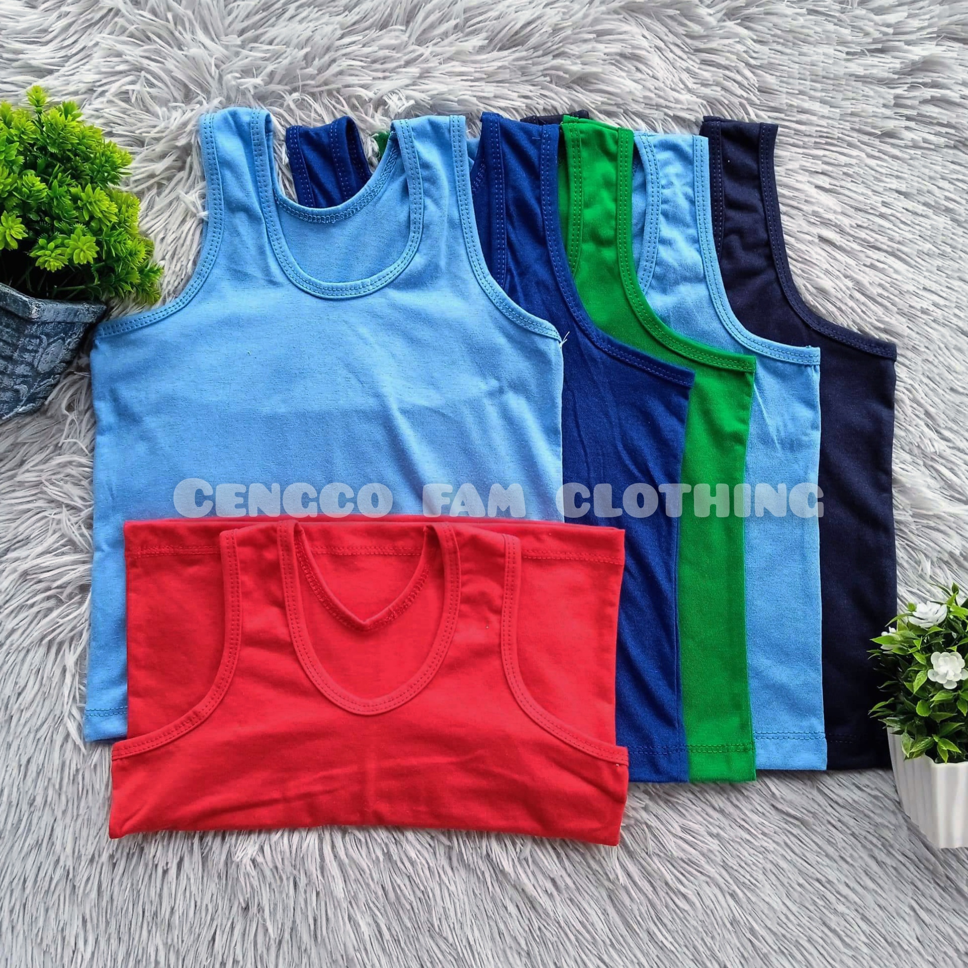 FOR BOY KIDS SINGLE SANDO COLORED UP TO 7 YEARS OLD | Lazada PH