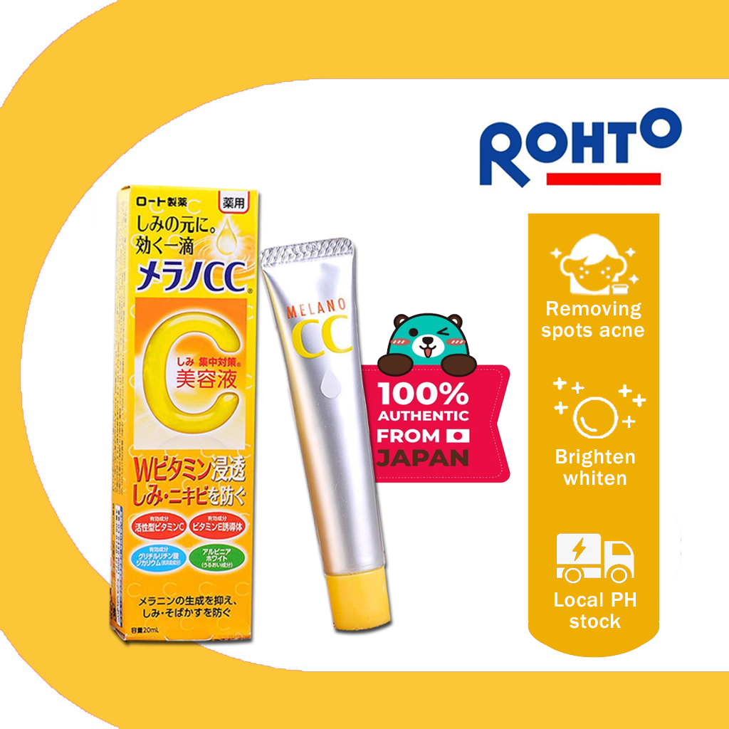 Japan Rohto Melano CC Brightening Premium Essence Acne Spot Treatment ...