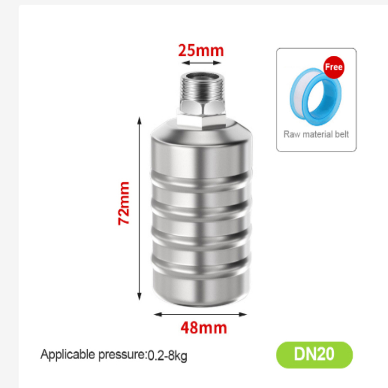 1/2" 3/4'' Auto Fill Shut off Water Tank Float Valve, 304 Stainless ...