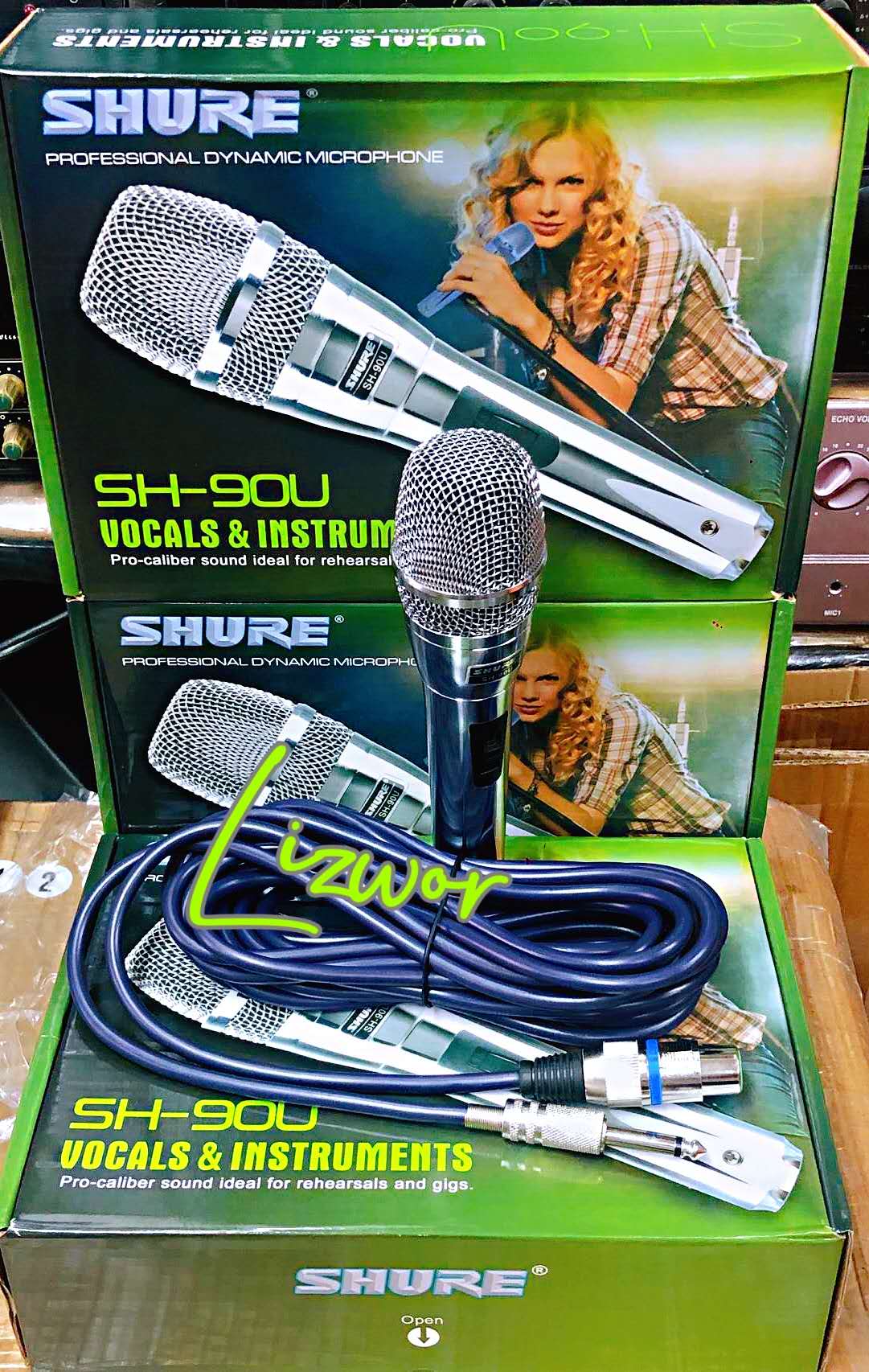 SHURE SH-90U Professional Vocal Dynamic Microphone[tested before ship ...