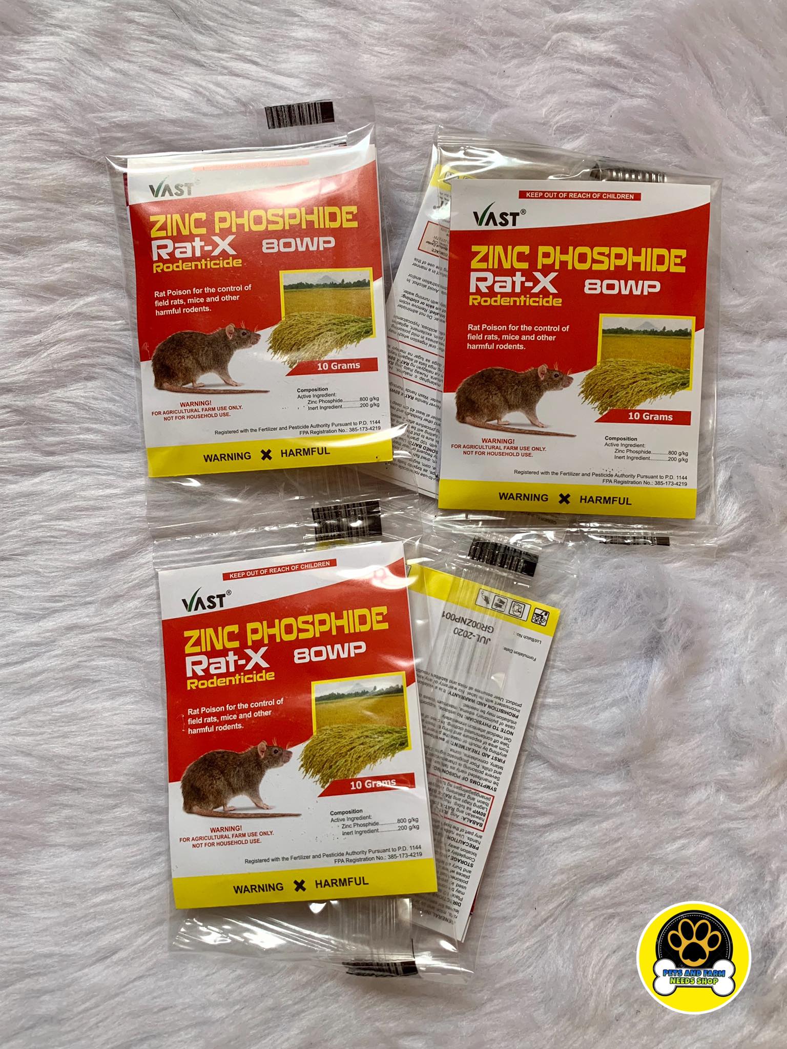 RAT-X (ZINC PHOSPHIDE) - RODENTICIDE 10grams ( 5PCS FOR 100) | Lazada PH
