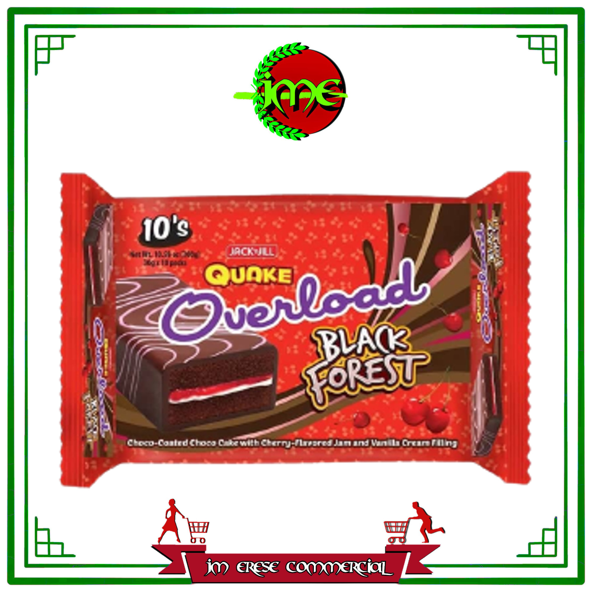 Quake Overload Black Forest (1pack x 30g x 10) | Lazada PH