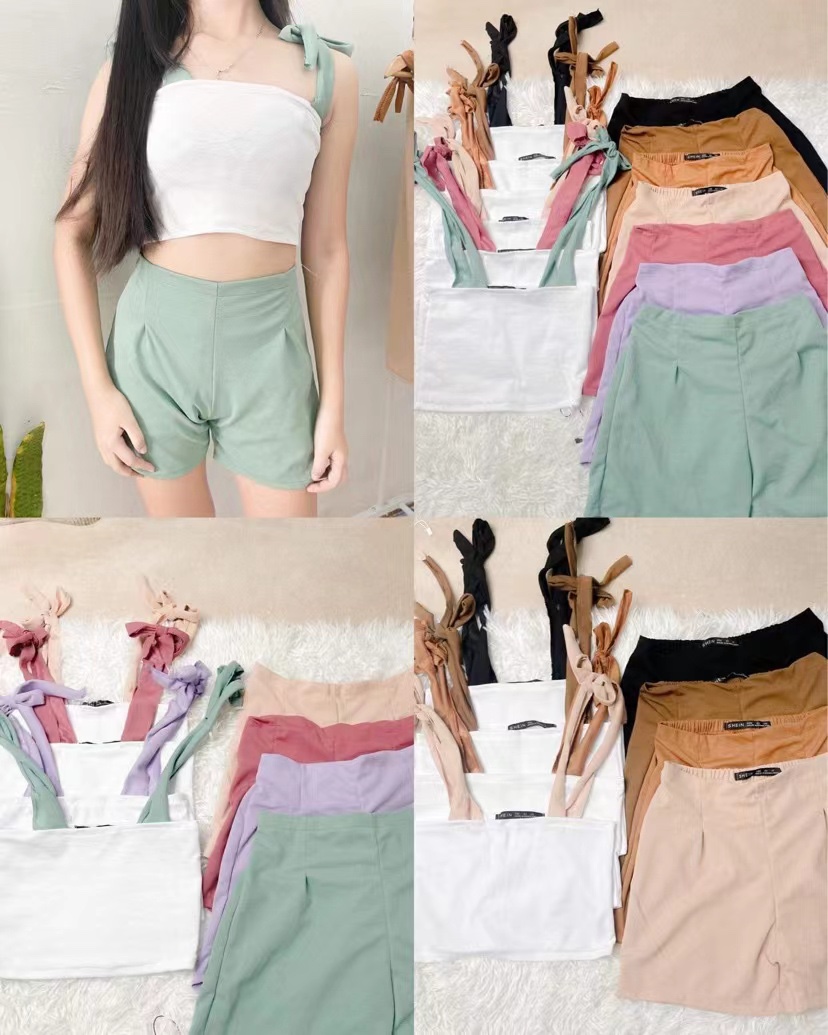 Crop Top Terno Korean Bikini Cover Up Beach Wear | Lazada PH