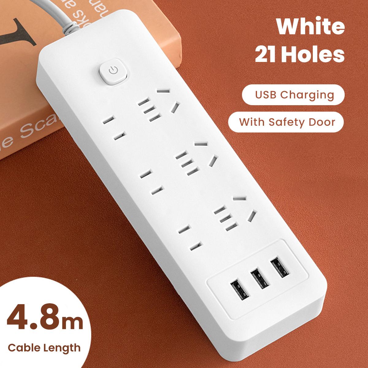 VONT Multi-Function Socket Plug Universal Socket Power Strip ...