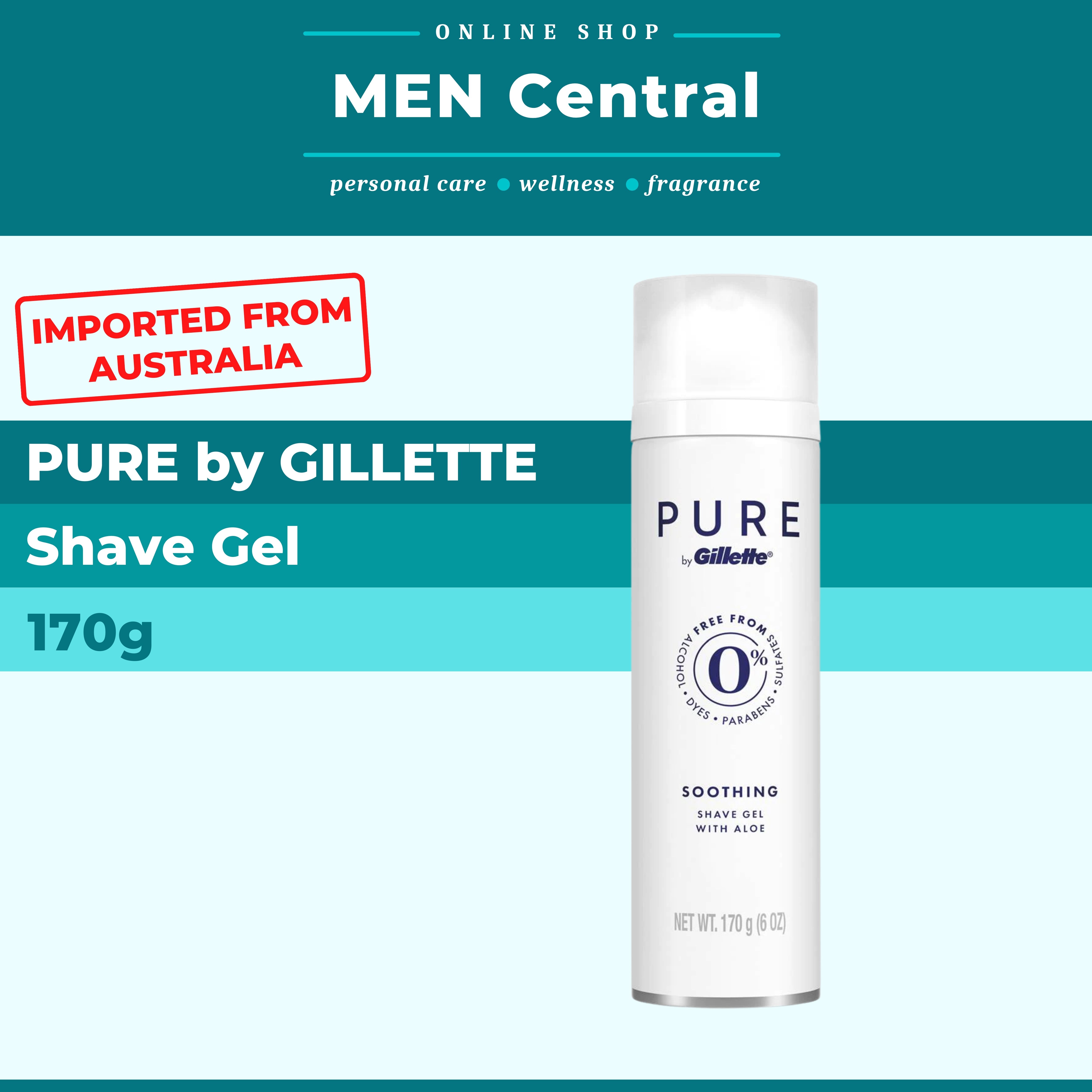 Pure by Gillette Shaving Gel For Men, 170g | Lazada PH