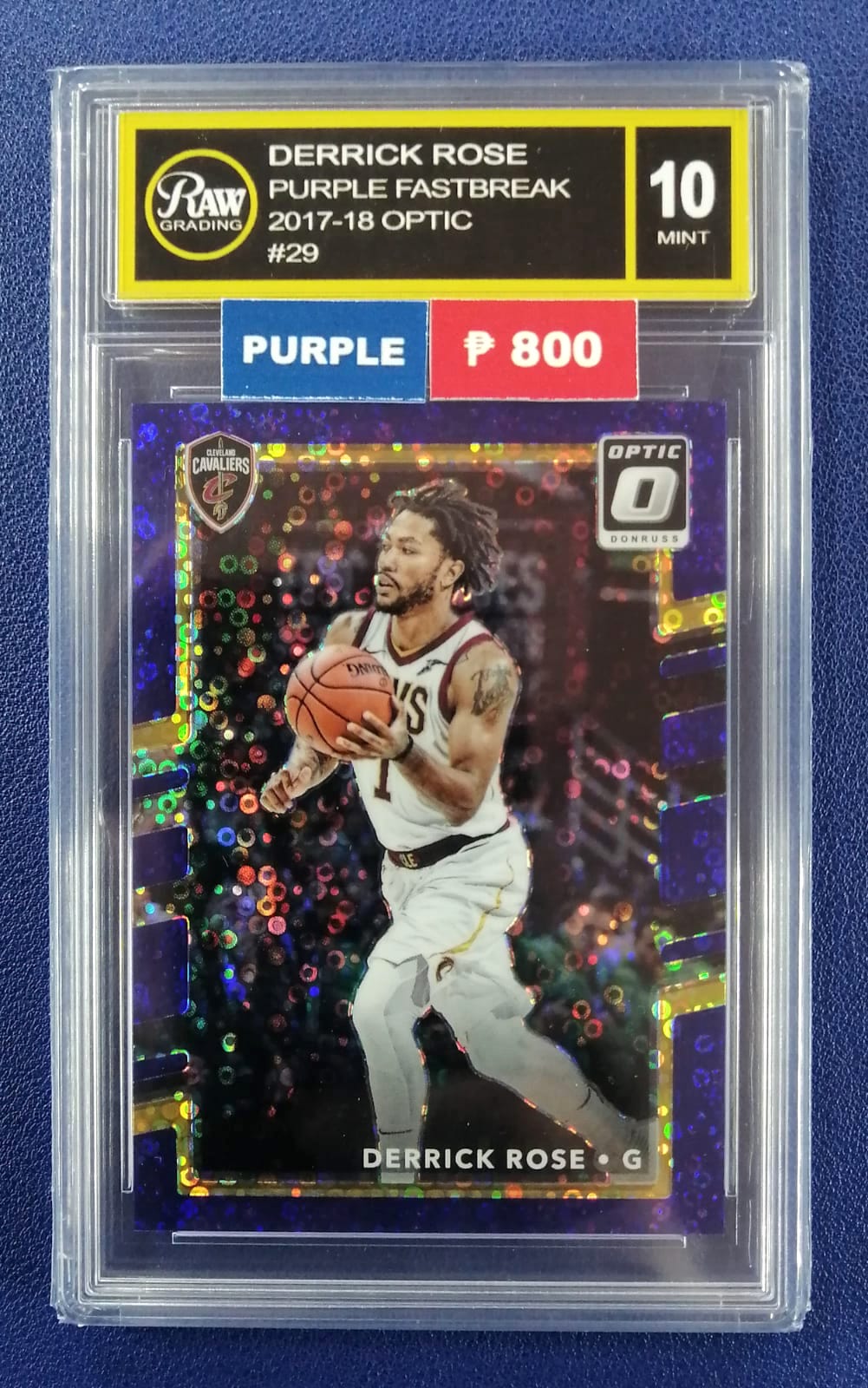 Derrick Rose Select and Optic NBA Cards on a Slab Case | Lazada PH