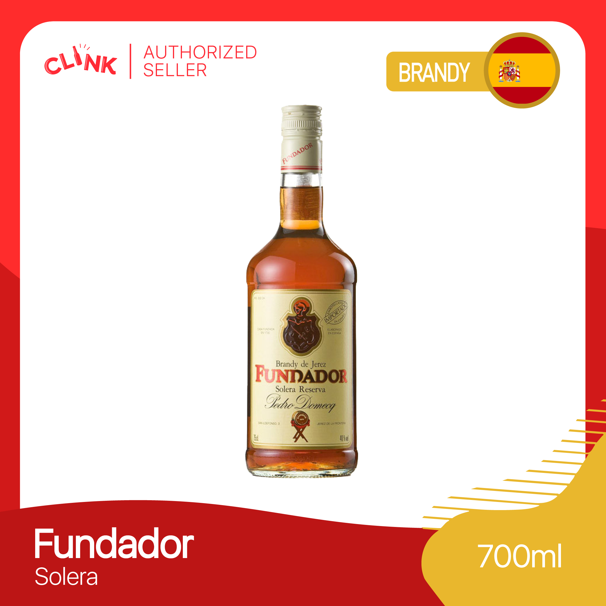 Fundador Solera Brandy De Jerez 700ml | Lazada PH