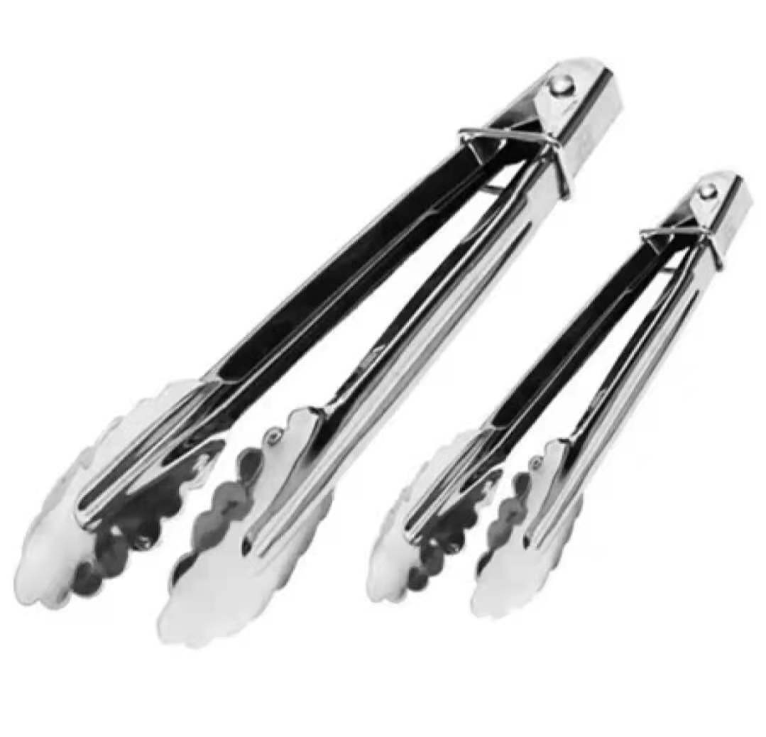 Stainless Food Tong 14-12 inches 2pcs set | Lazada PH