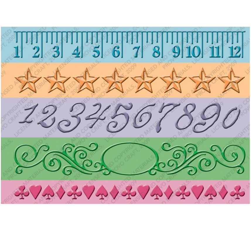 Measure By Measure Cuttlebug 7" Borders Embossing Folder 5/Pkg | Lazada PH