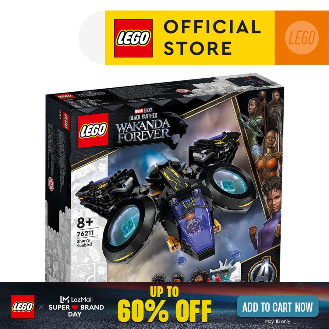 LEGO® Super Heroes 76211 Shuri's Sunbird, Age 8+, Building Blocks, 2022 ...