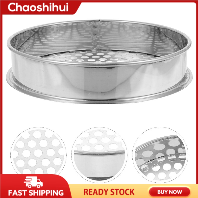 Chaoshihui Plant Round Hole Soil Sifter Garden Sieve DIY Small Large ...