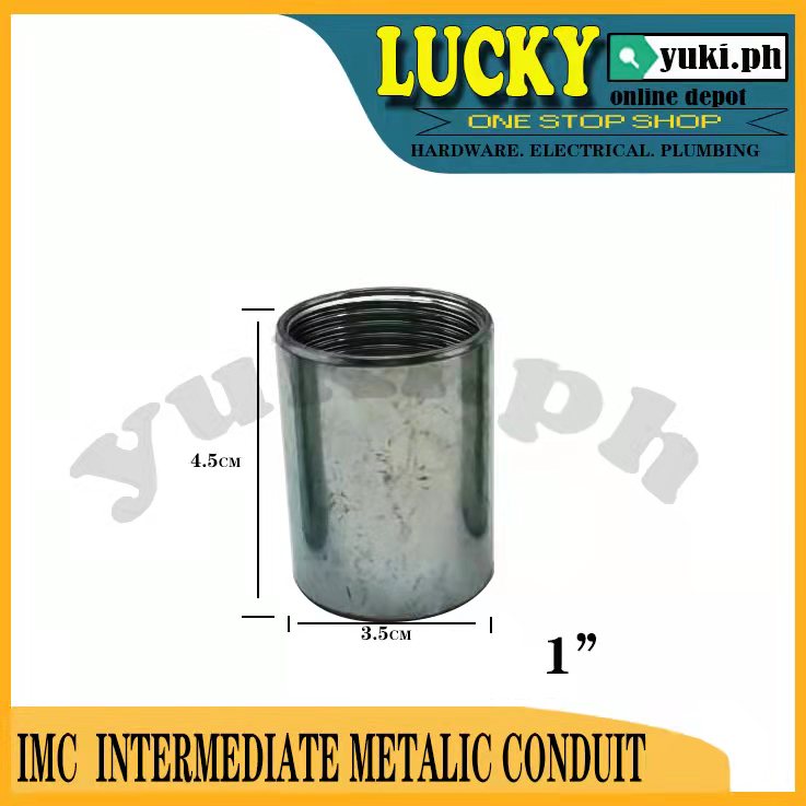 IMC COUPLING G.I CONDUIT 1/2" , 3/4" , 1" | Lazada PH