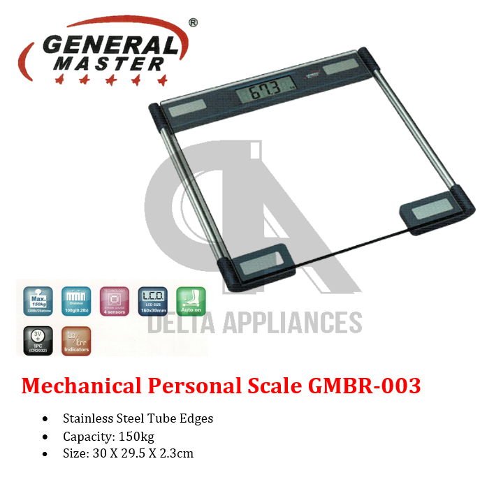 General Master GMBR-003 Electronic Personal Scale General Master ...