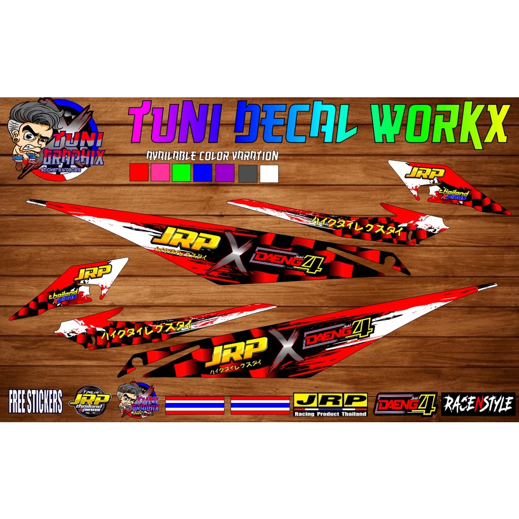 RAIDER 150 REBORN (JRP X DAENG DECALS v2) w/ freebies | Lazada PH