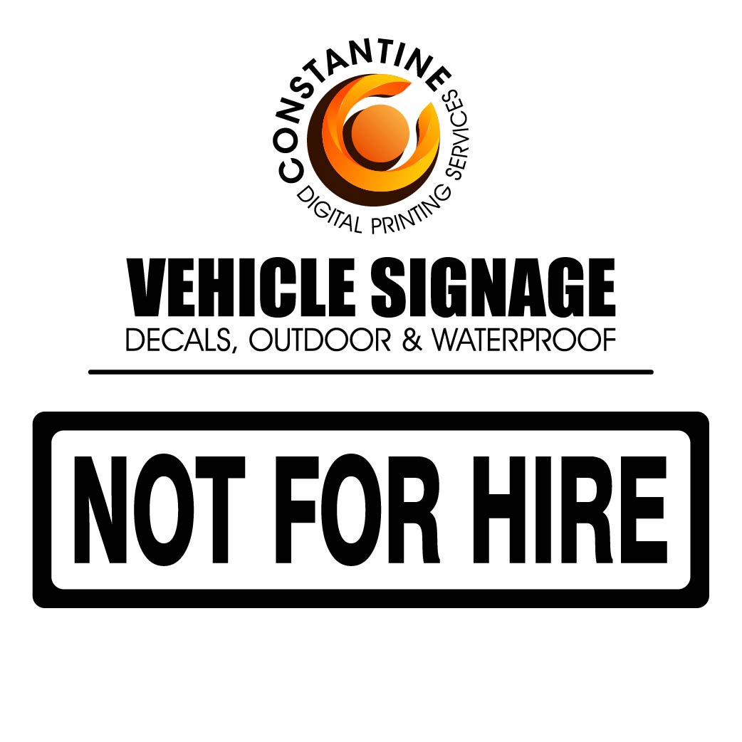 Sticker Signages Waterproof, Service, Private, Keep Distance, Not For ...