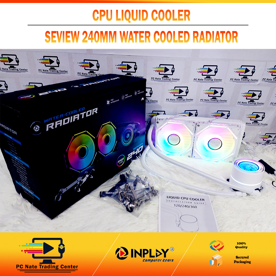 INPLAY Seaview🔥 240mm AIO ARGB Liquid Cooler🔥 | Lazada PH