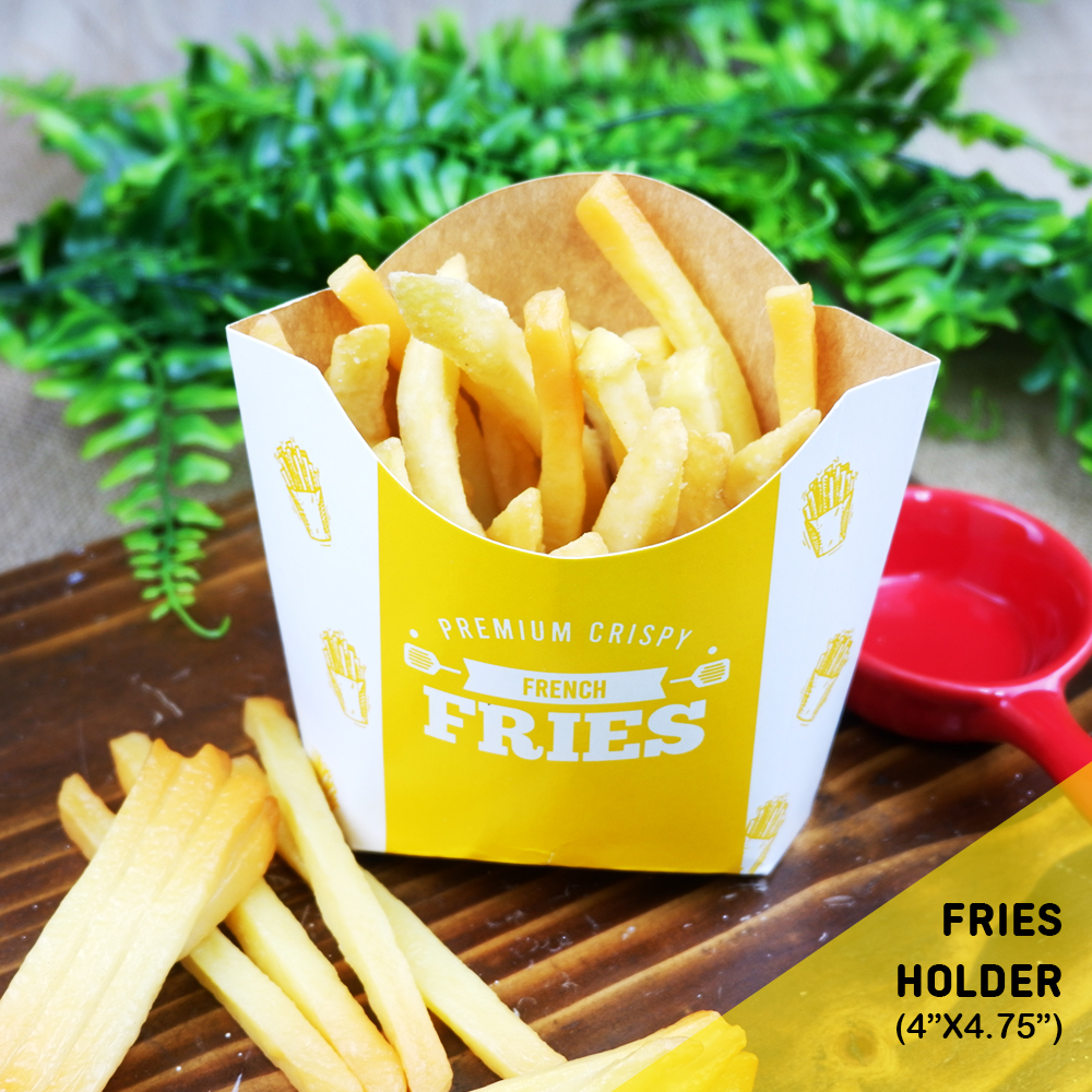 FRENCH FRIES HOLDER with Design 50pcs | Lazada PH