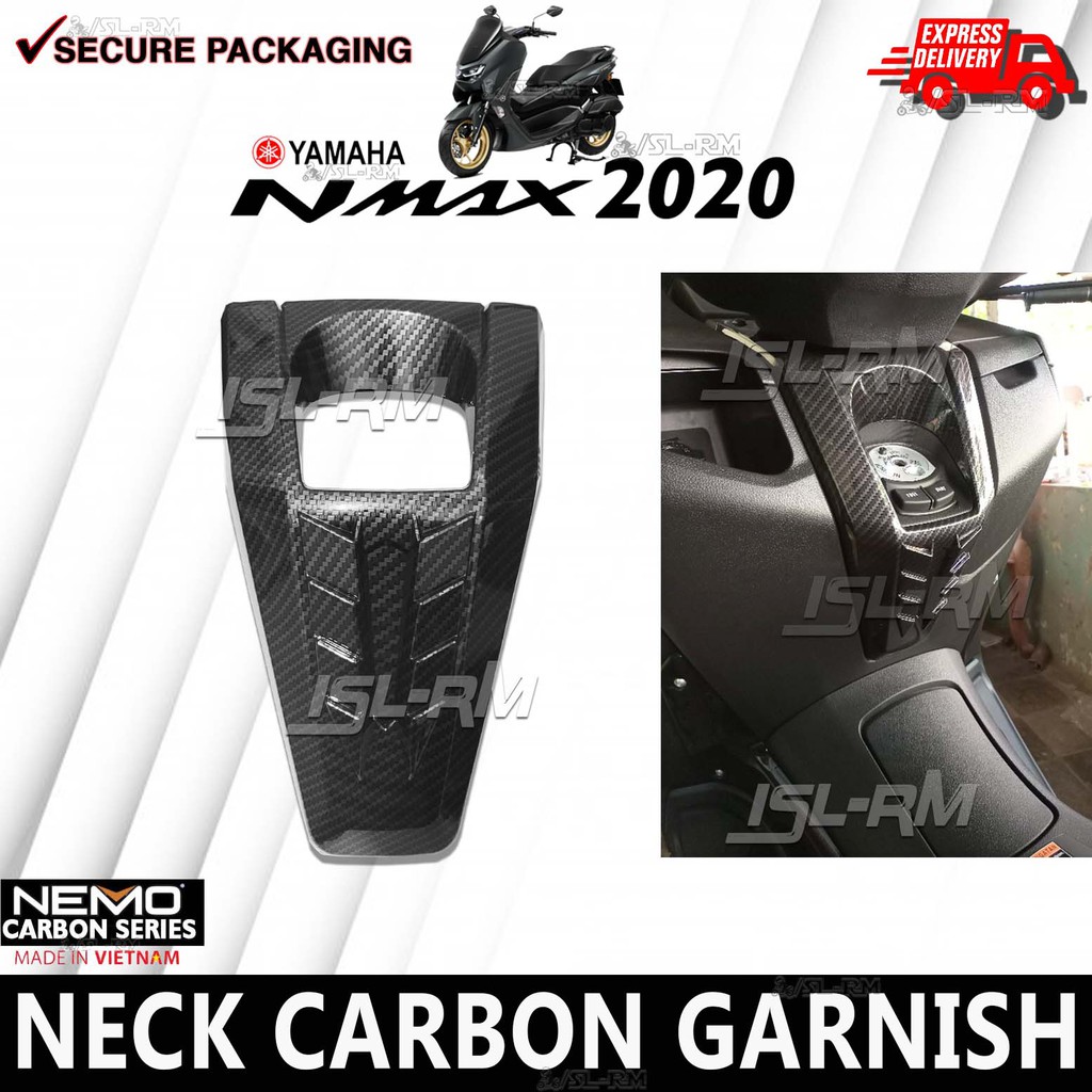 NMAX 2020 V2 Neck carbon garnish plug and play Nemo brand | Lazada PH