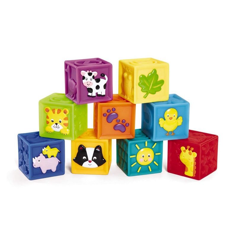 ELP Gift bag, handbag, children's soft rubber blocks, baby soft ...