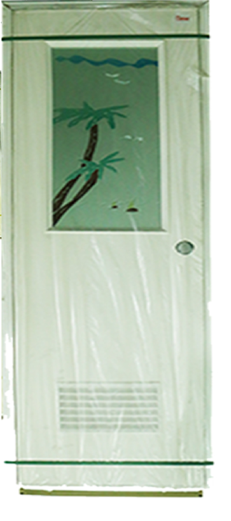 Pvc Door Half Glass 60X210 White Arms World | Lazada PH