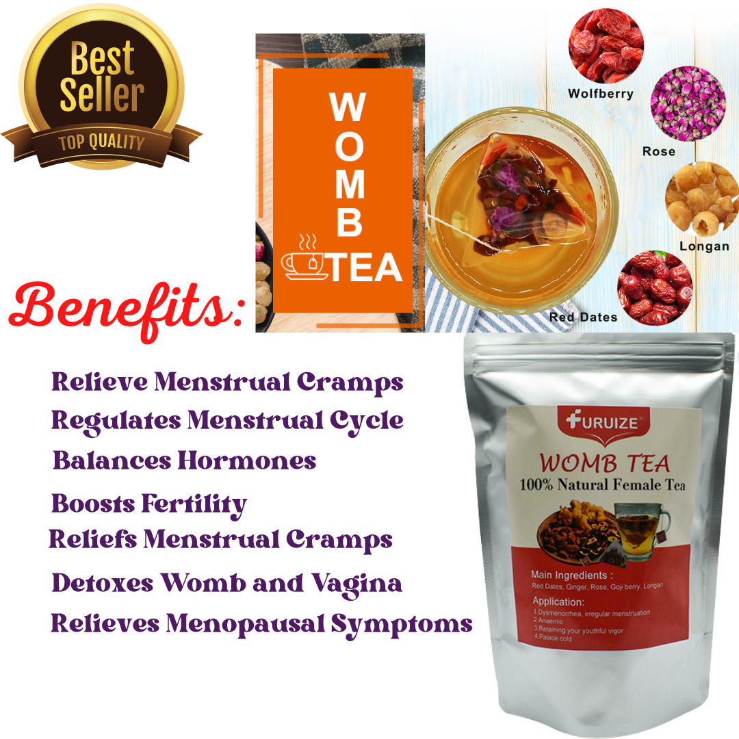 10 Teabags Womb Detox Tea Relieve Menstrual Cramps / Regulates ...