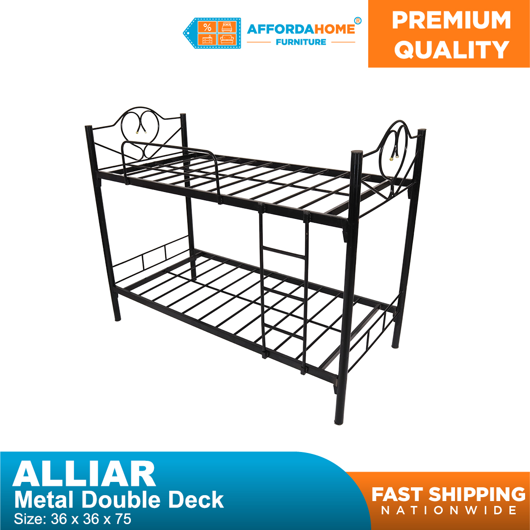 ALLIAR METAL DOUBLE DECK BED FRAME - Affordahome Furniture | Lazada PH
