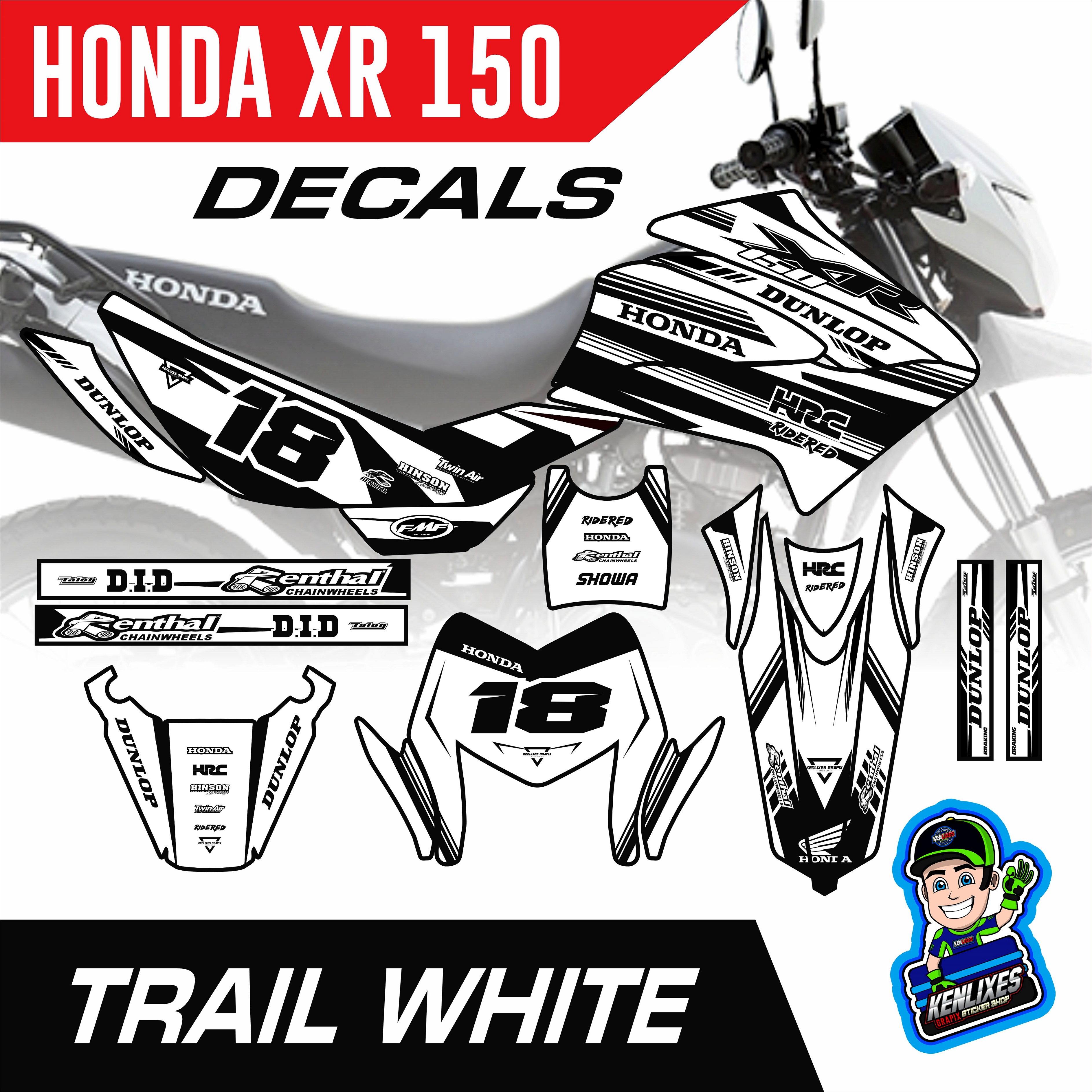 Honda XR 150L Full Decal Sticker Set (Batch 2) | Lazada PH