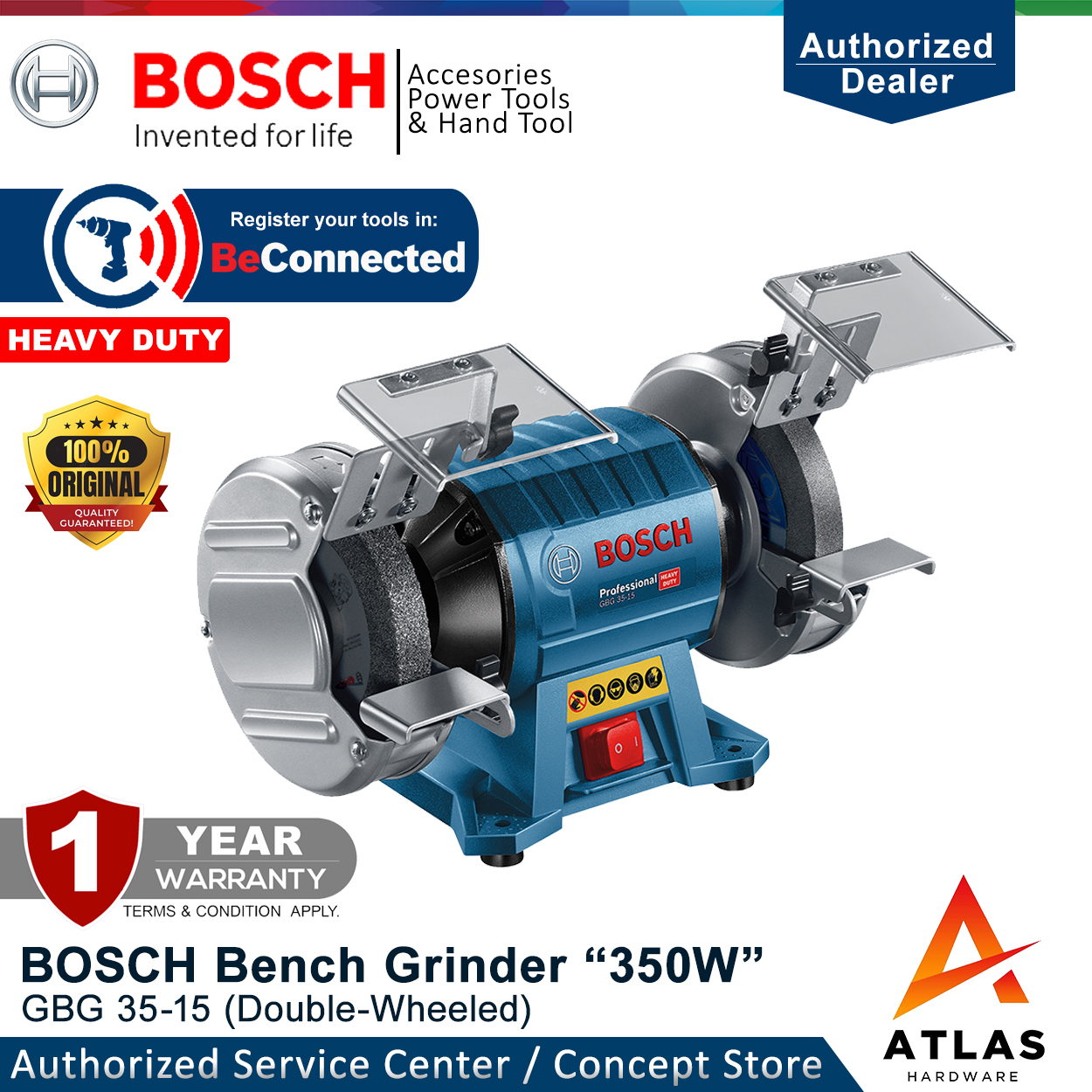 Bosch Bench Grinder GBG 35-15 HEAVY DUTY | Lazada PH