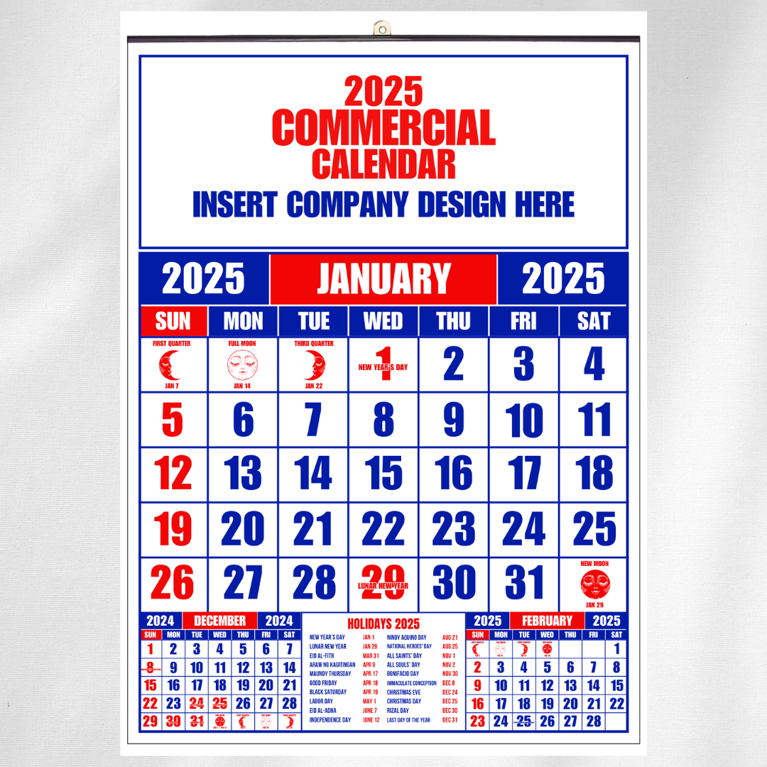 COMMERCIAL CALENDAR 2025 | Lazada PH