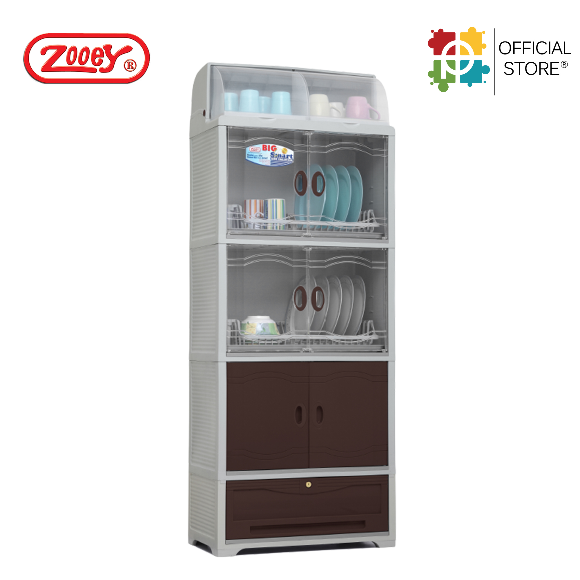 Zooey Big & Smart Drawer Dish Cabinet/Organizer | Lazada PH