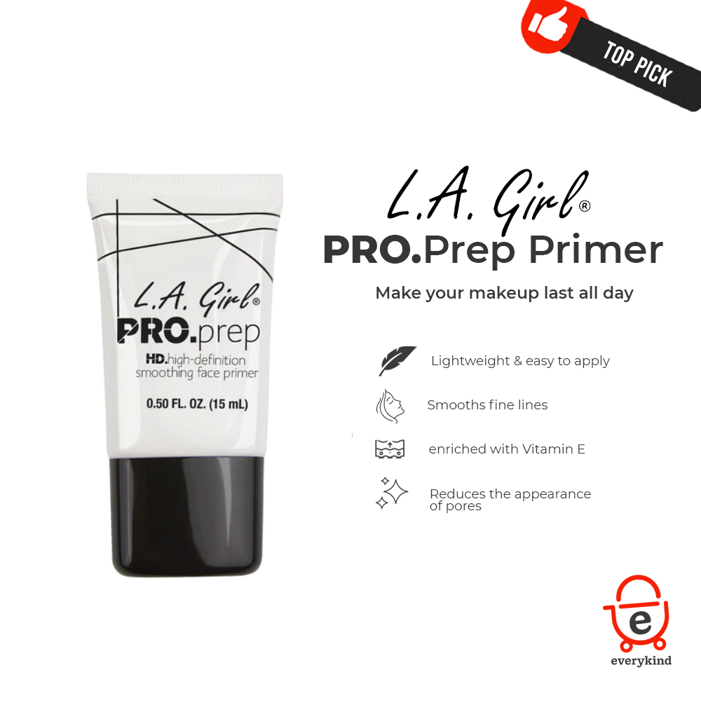 LA Girl Pro Prep Primer - Lightweight, Easy to Apply, Reduce Appearance ...