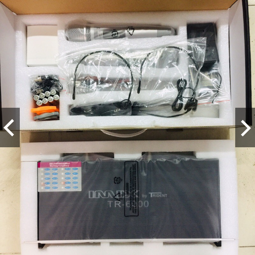 IMIX TR-6000 4 Channel Professional UHF Wireless Microphone System ...