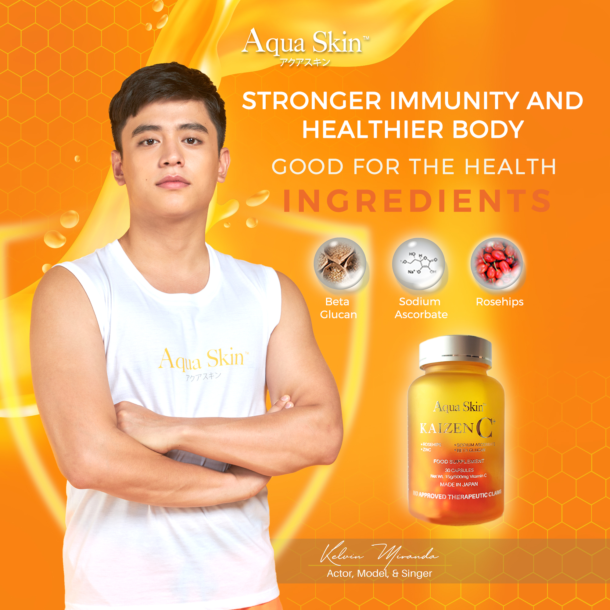 Heal & Glow Aqua Skin Kaizen-C 10 in 1 Non Acidic Vitamin C | Lazada PH