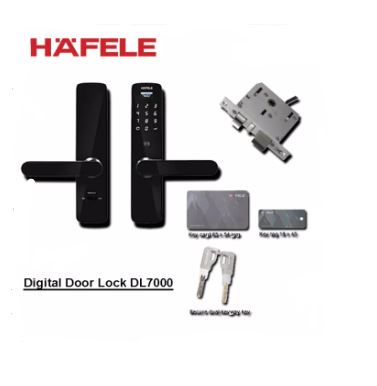 Electronic Locking System DL7000 Digital Door Lock Black Matt ...