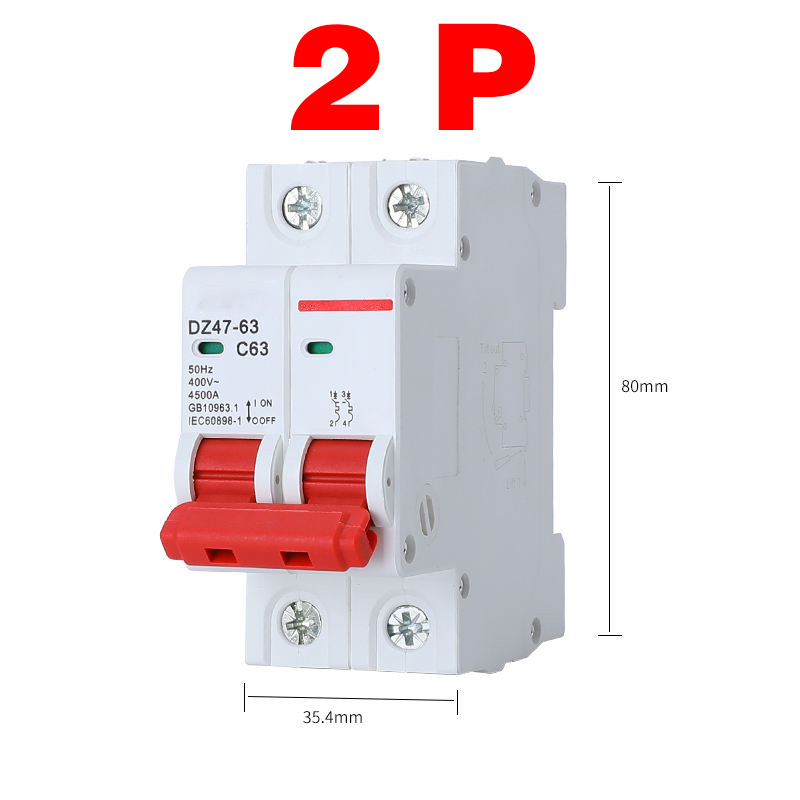 TEP Miniature Circuit Breaker 1P/2P Air Switch Home 3 Broken Router 40A ...