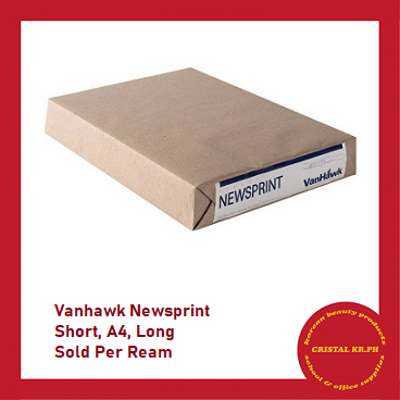 Vanhawk Newsprint Short, A4, Long 1REAM | Lazada PH