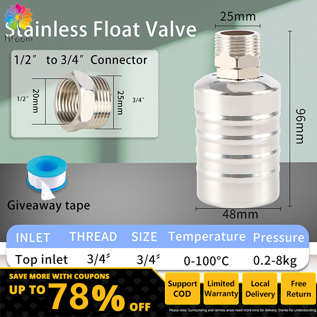 304 Stainless Steel Float Valve Automatic Water Level Control Valve ...