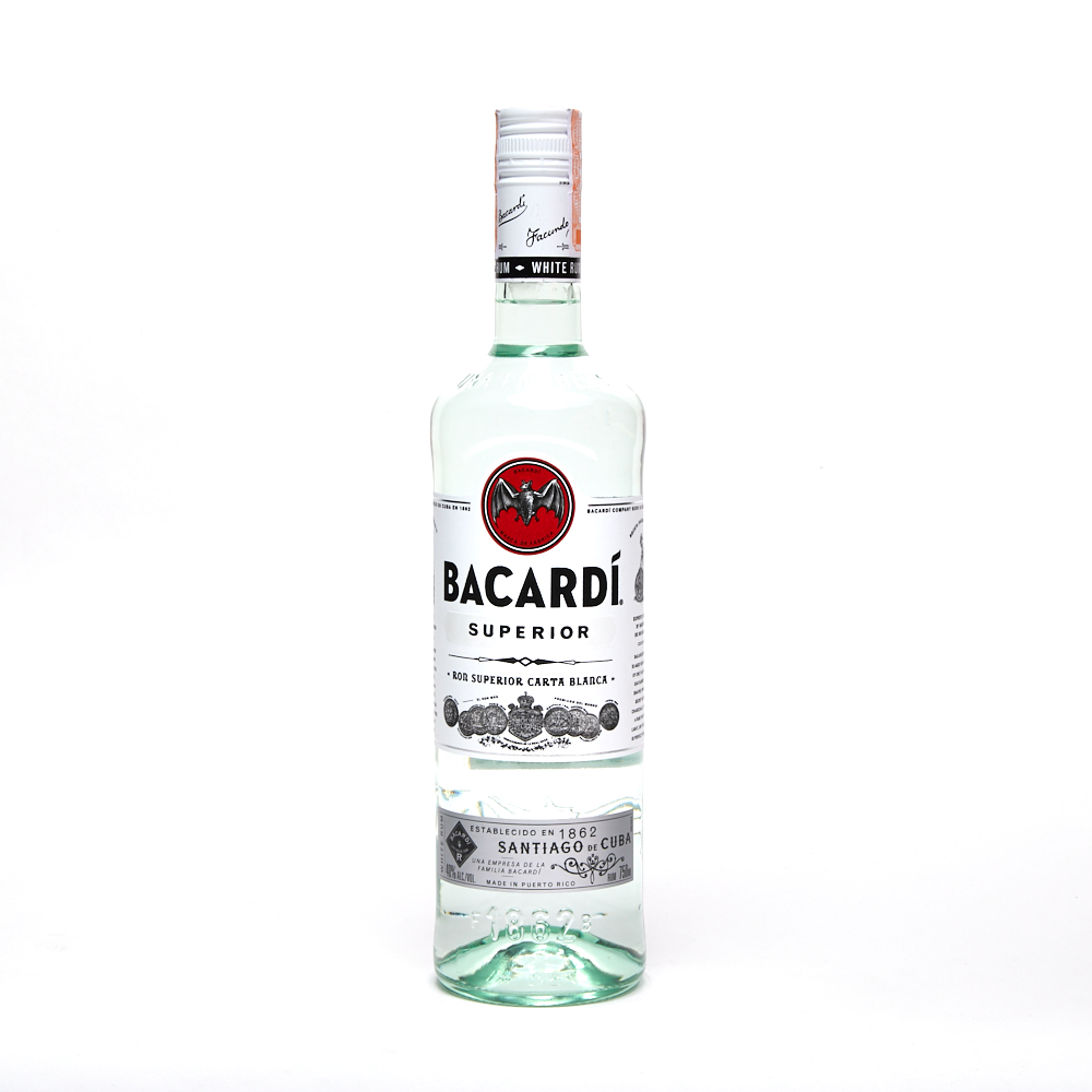 Bacardi Superior White Rum 750mL (A Light Tasting & Aromatic Rum ...