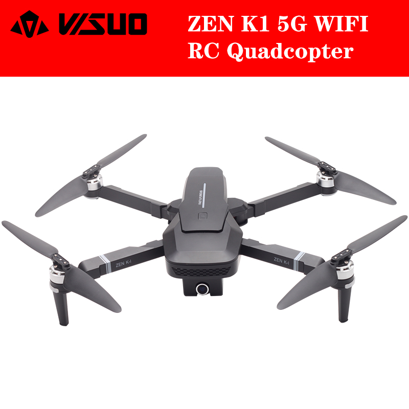 Visuo ZEN K1 GPS RC Drone with 50 Times Zoom 4K Wide-Angle HD Dual ...